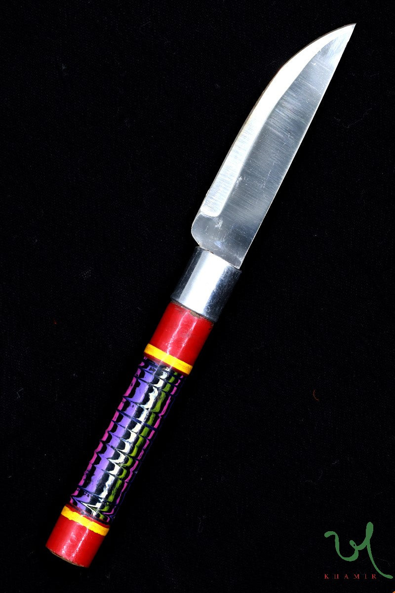 Buy Kutchi Lacquered Wooden Steel Knife - Khamir – khamircrafts