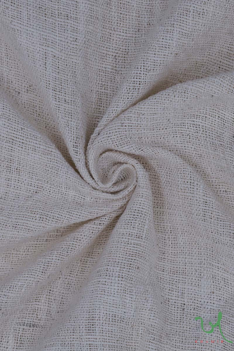 Off-White Peti Charkha Fabric - Khamir – khamircrafts