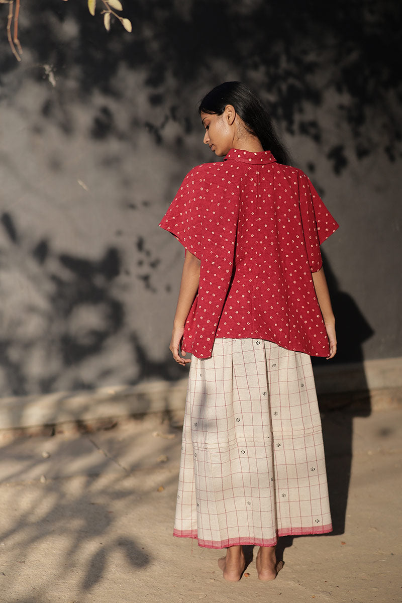 Buy Handwoven Kala Cotton Tangaliya Skirt – Sustainable & Artisanal ...